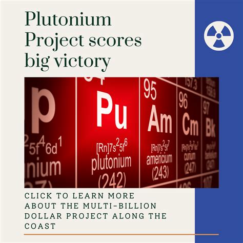 Plutonium Pit Project At The Savannah River Site Moves Forward Blog