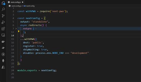 deploy next js 14 progressive web app on azure app service