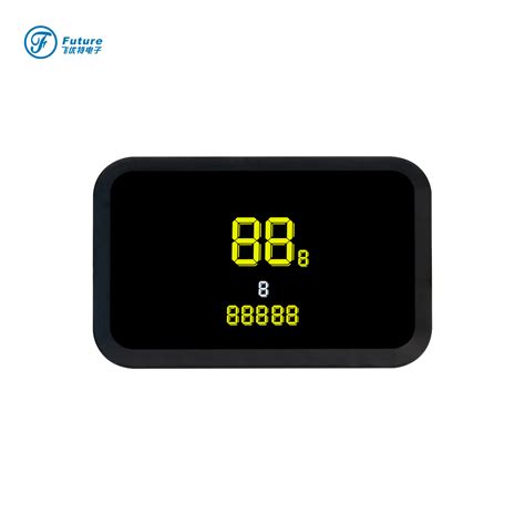 Va Negative Transmissive Black Big Segment LCD Display Module For Car