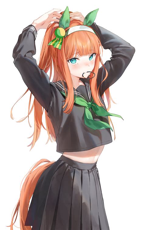 Emyo Silence Suzuka Umamusume Umamusume Duplicate Highres Pixel Perfect Duplicate 1girl