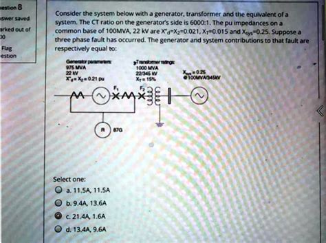 Solved Question 8 Answer Saved Marked Out Of 10 Flag Question Select One A 115a 115a B 9