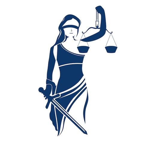 Premium Vector Lady Firm Icon Law Firm Logo Vector