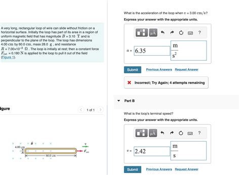 Solved A Very Long Rectangular Loop Of Wire Can Slide