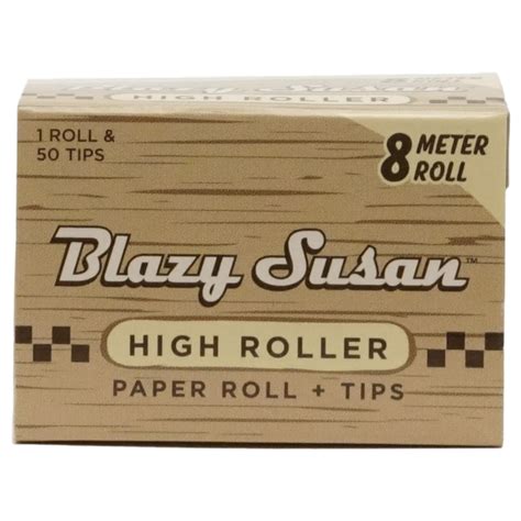 Blazy Susan High Roller Kit Meter Roll Tips Unbleached Skygate Wholesale