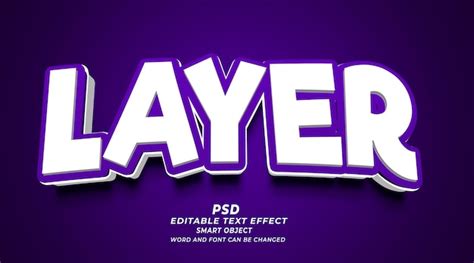 Premium Psd Layer 3d Editable Text Effect Psd Photoshop Template