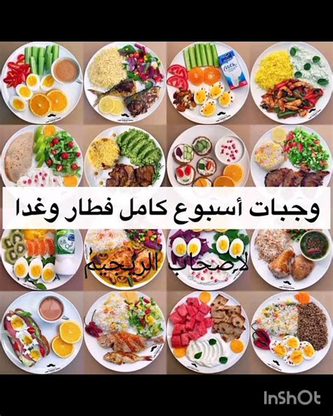 وجبات اسبوع كامل فطار و غداء لاصحاب الريجيم Youtube