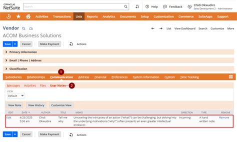 Netsuite User Notes Integration 11 Lessons Learned Netsuite Insights