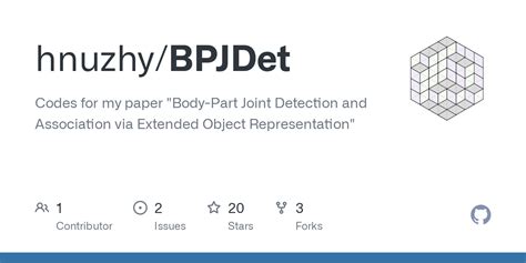 Github Hnuzhy Bpjdet Codes For My Paper Body Part Joint Detection And Association Via