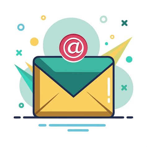 Email Vector Illustration Design On White Background Premium AI Generated Vector