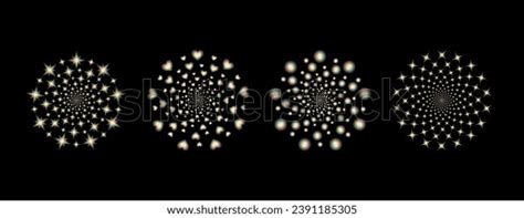 Set Fibonacci Gradient Blurred Ratio Spiral Stock Vector Royalty Free 2391185305 Shutterstock