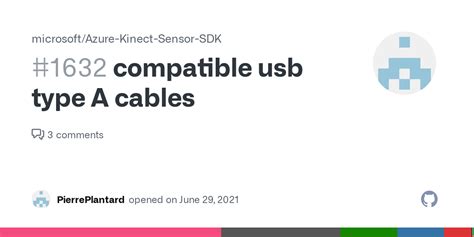 Compatible Usb Type A Cables Issue Microsoft Azure Kinect Sensor SDK GitHub