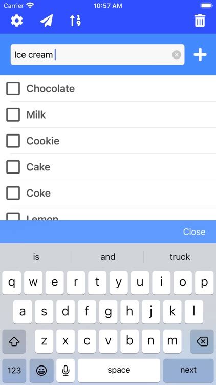 Simple Shopping Memo Widget By EasterEggs