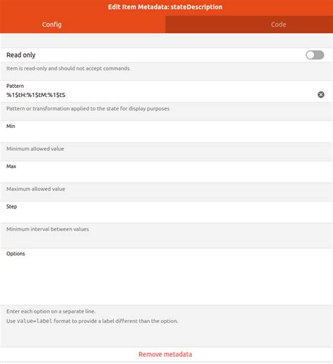 Pages Item Widgets Openhab