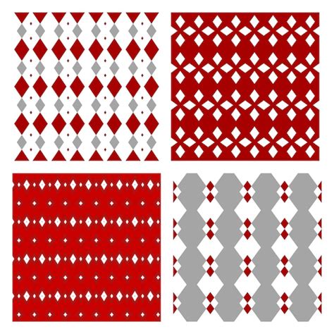 Premium Vector Flat Retro Argyle Pattern Pack
