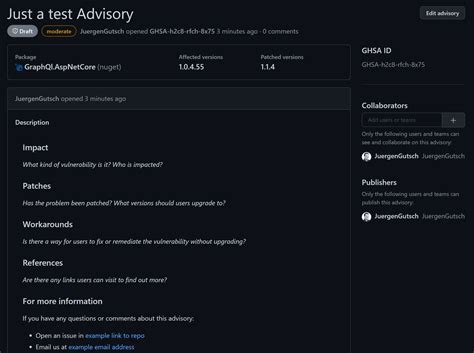 do you know the github advisory database