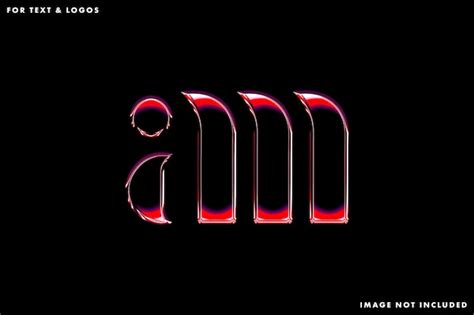 Premium Psd Glass Chrome Effect