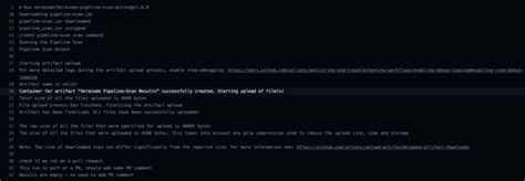 a pipeline scan for a java project that outputs a jar file doesn t show