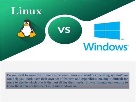 ppt basic difference between linux and windows os powerpoint presentation id 12077726
