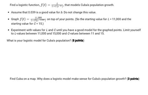 Solved Background Logistic Growth A Logistic Growth Curve
