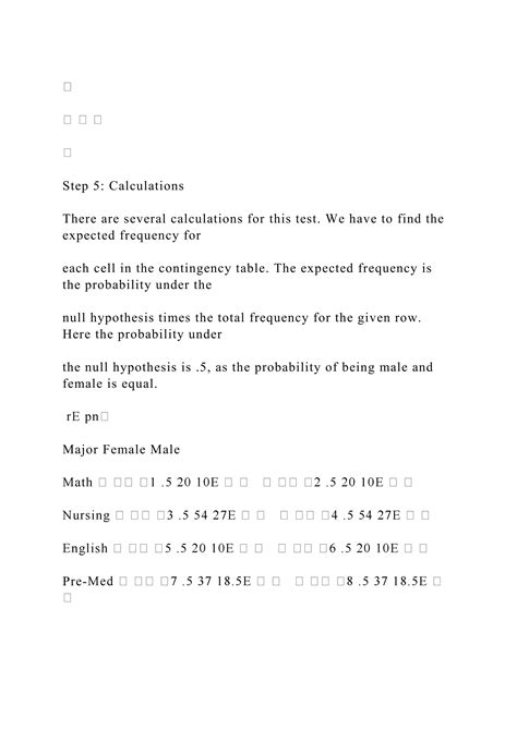 Nonparametric Test Chi Square Test For Independence Thdocx