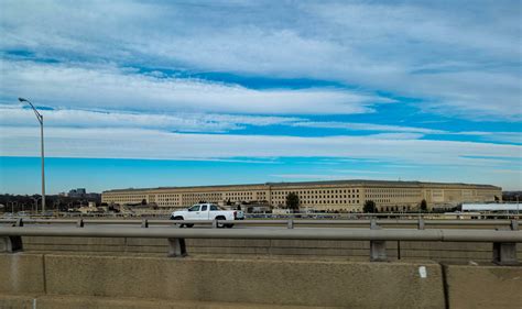 Washington Dc Usa 12132023 Exterior View Of The Pentagon Building