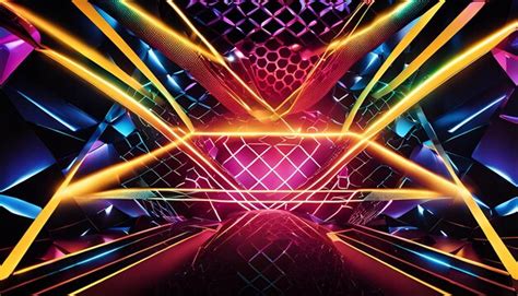 Club Laser Patterns Premium Ai Generated Image