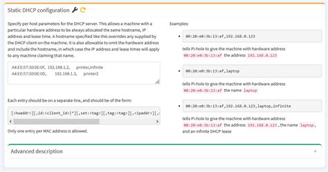 Pihole 6 Dhcp Does Not Show Reservations Only Active Leases Help Pi Hole Userspace
