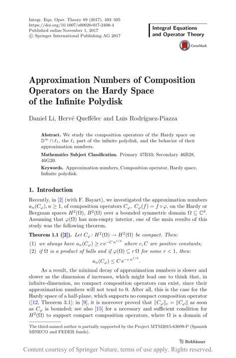 Approximation Numbers Of Composition Operators On The Hardy Space Of