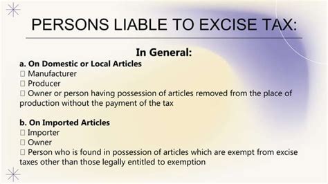 Excise Tax 2024 Practical Computation Basic Concept Of Excise Tax Pptx