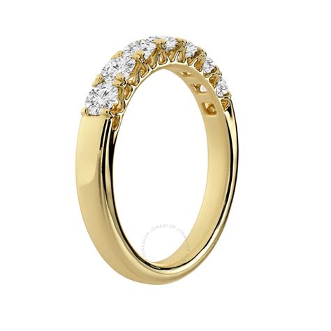 Brilliant Diamond 14k Yellow Gold 34 Cttw Round Cut Lab Grown Diamond