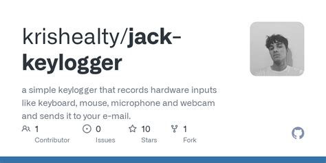 Github Krishealtyjack Keylogger A Simple Keylogger That Records