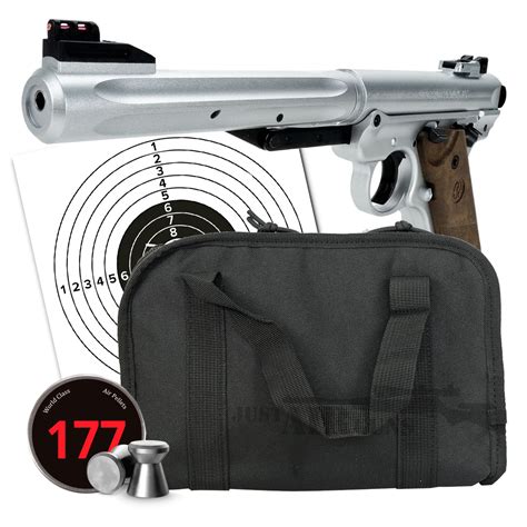 Umarex Ruger Mark Iv Silver Air Pistol Bundle Just Air Guns