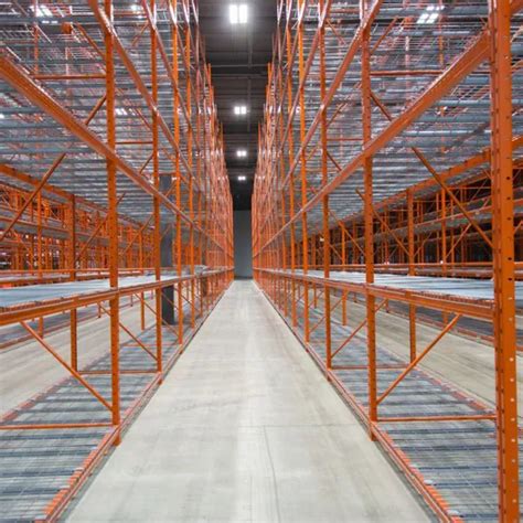 Conventional Common Use Aisle Narrow Racking Systems Vna Rack With