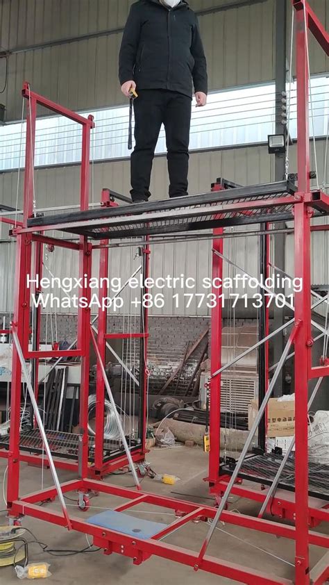 Hengxiang Electric Scaffolding Platform With Remote Control And Fall Prevention Elevator