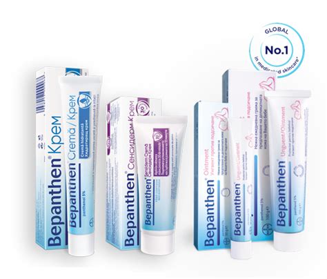 Bepanthen при грижа за здравето на кожа