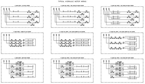 Typical Hydraulic Motor Wiring Design In Autocad 2d Drawing Cad File Dwg File