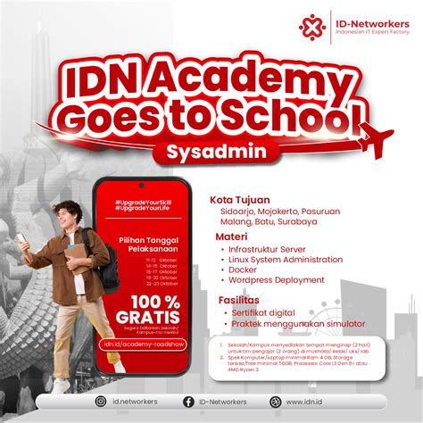 Idn Academy Goes To School Sysadmin Lms Id Networkers