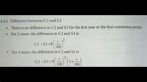 Difference Between Ci And Si Difference Between Compound Interest And