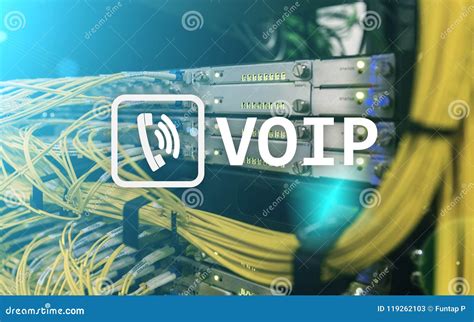 VOIP Voice Over Internet Protocol Technology That Allows For Speech Communication Via The