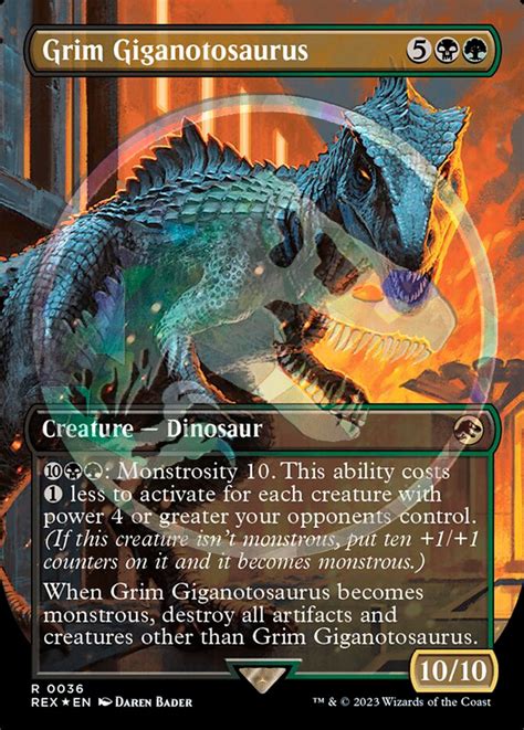 Grim Giganotosaurus Jurassic World Collection Magic Cardtrader
