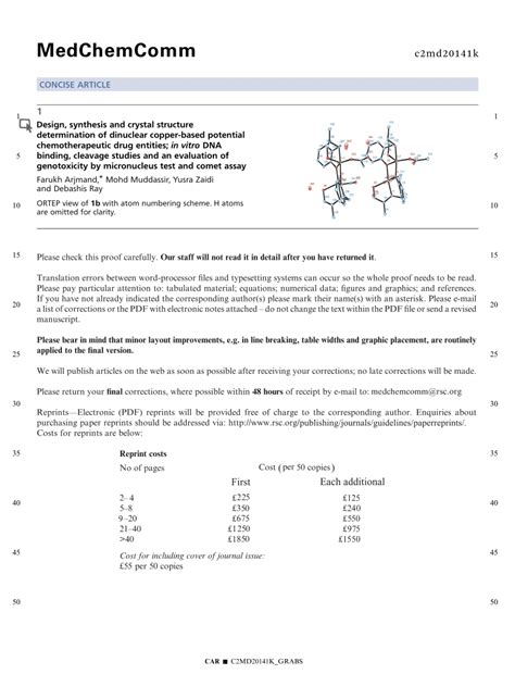 Pdf Design Synthesis And Crystal Structure Determination Of Dinuclear Copper Based Potential