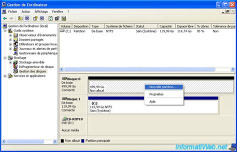 Partitioning Your Hard Drive On Windows Xp Windows Tutorials Informatiweb