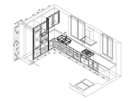 Cad橱柜图纸21套dwg文件下载 素材下载 易图网cad设计图纸库