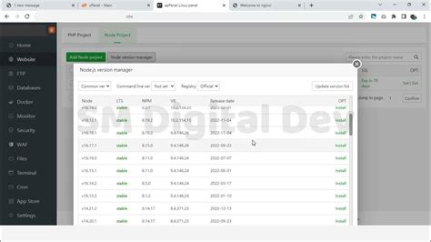 Install Whatsapp Api Sm Digital Di Aapanel Vps Deploy Node Js Youtube