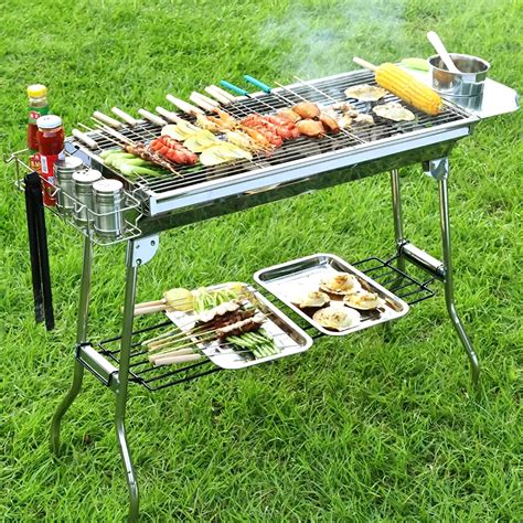 Prestige Ppbw 04 Portable Barbeque With Detachable Legs Black Amazon