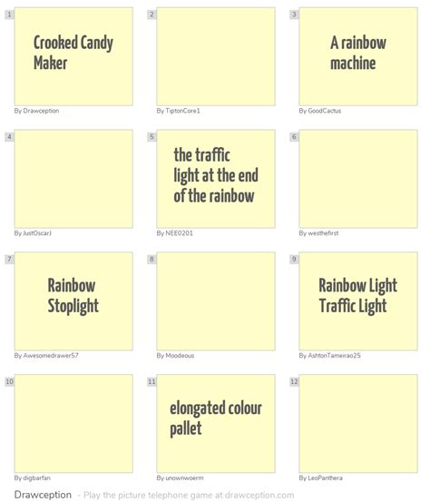 Crooked Candy Maker Drawception