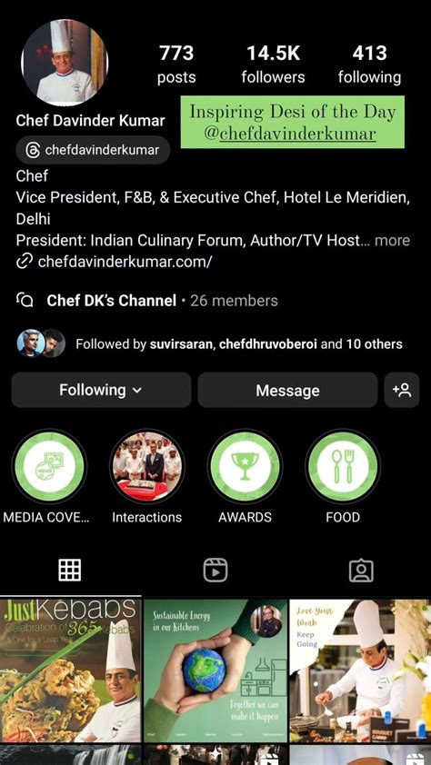 Chef Davinder Kumar Inspiring Desi Of The Day Zeeshan Zaidi Medium