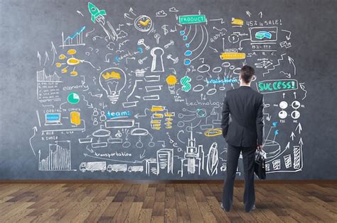 Premium Photo Drawing Success Sketch