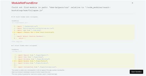 Banking Project Codesandbox