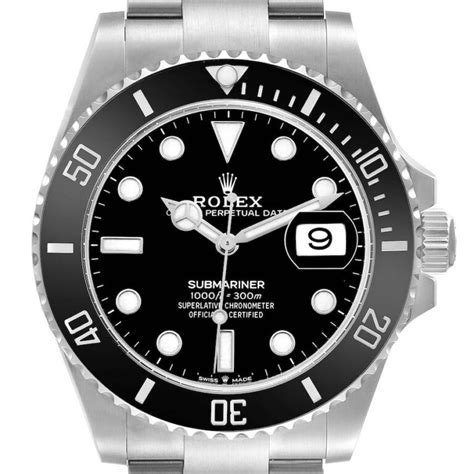 Rolex Submariner Date 41 Stainless Steel Black Ceramic Black Dial